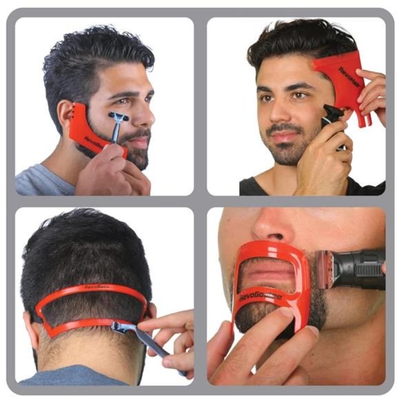 Grooming | Beard Hair Goatee And Neckline Shaving Template Guide ...